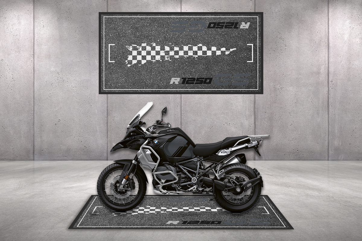 Motorradteppich BMW R 1250 GS Triple Black – Matten-Welt